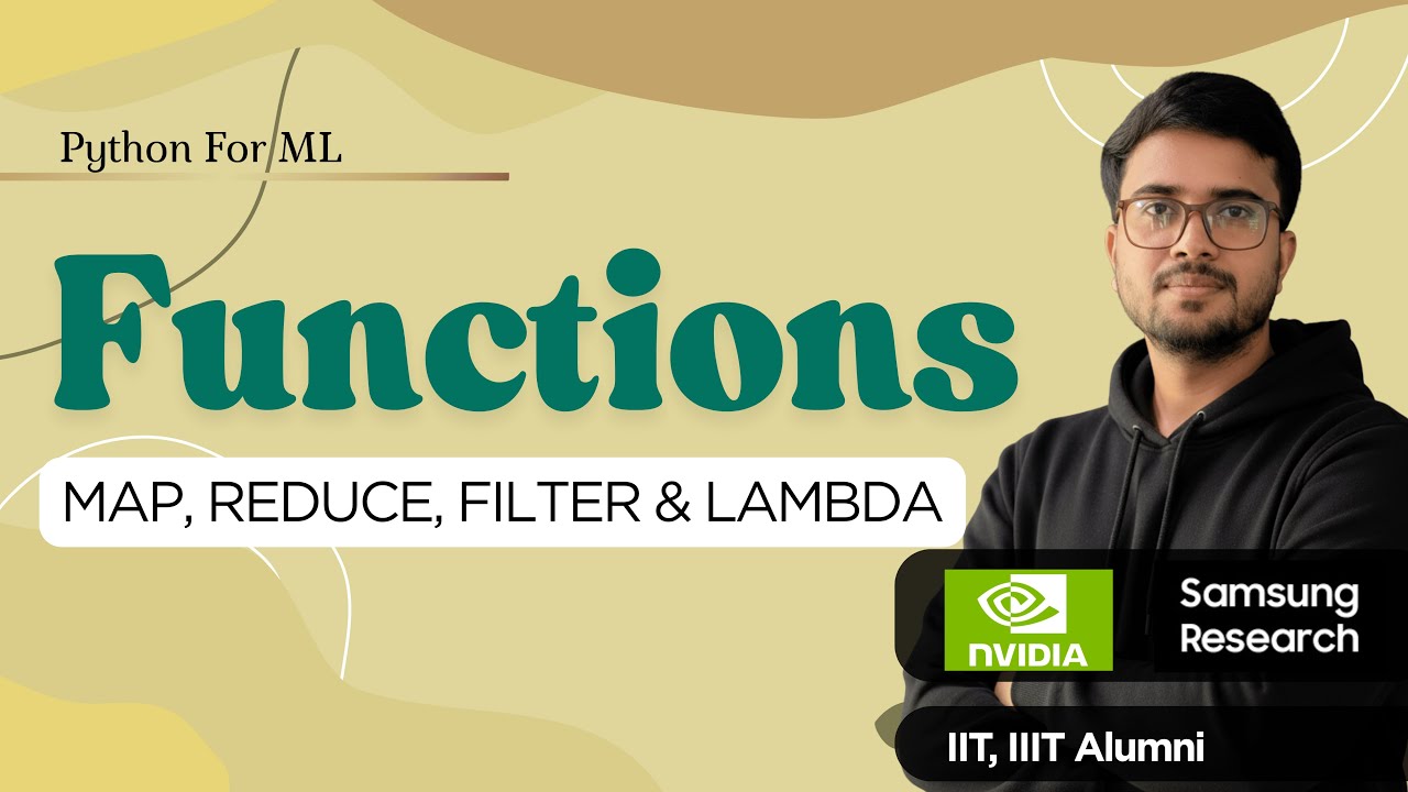 1.9.4 Map, Reduce, Filter, and Lambda Functions in Python | Explained with Example | Hindi - YouTube