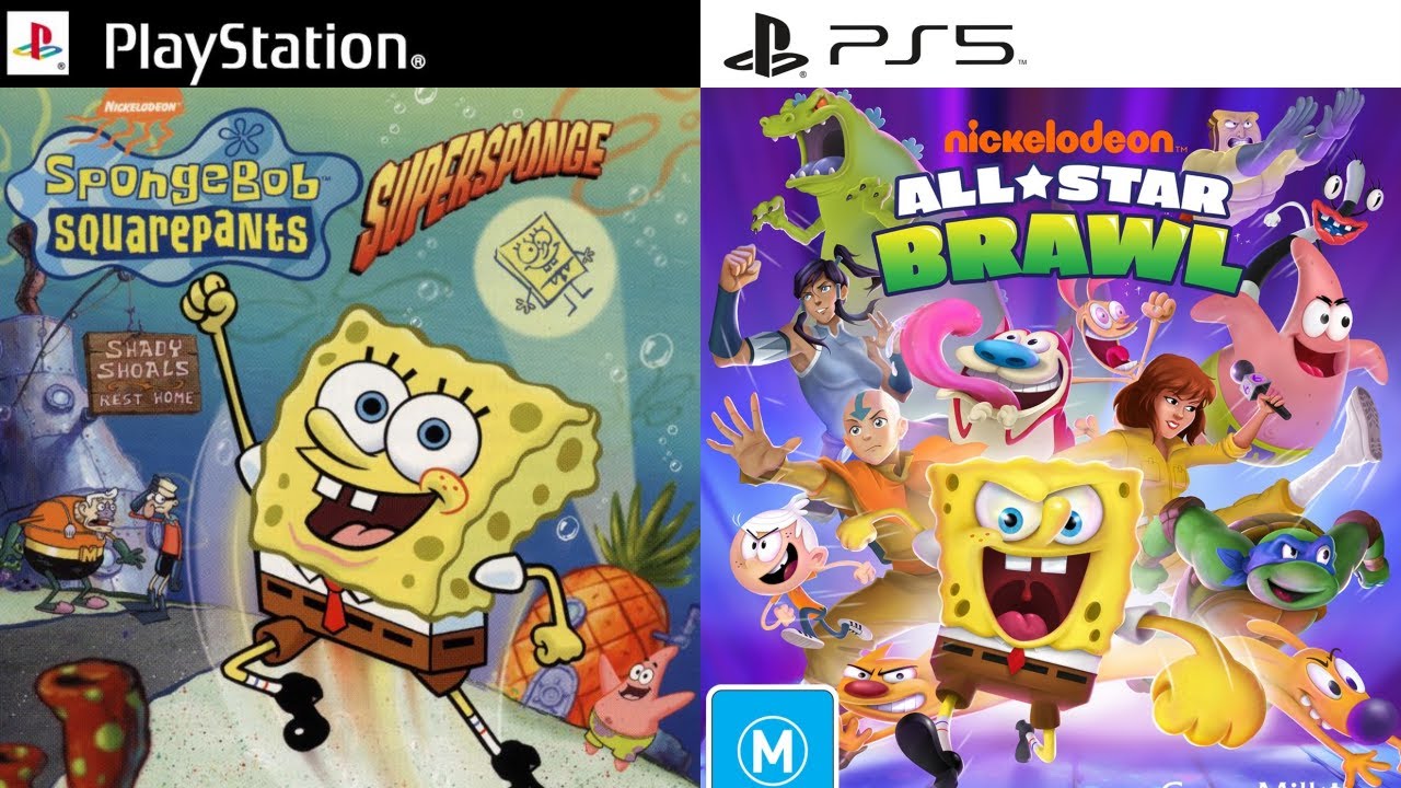 SpongeBob SquarePants PlayStation Evolution (2001-2021) - YouTube
