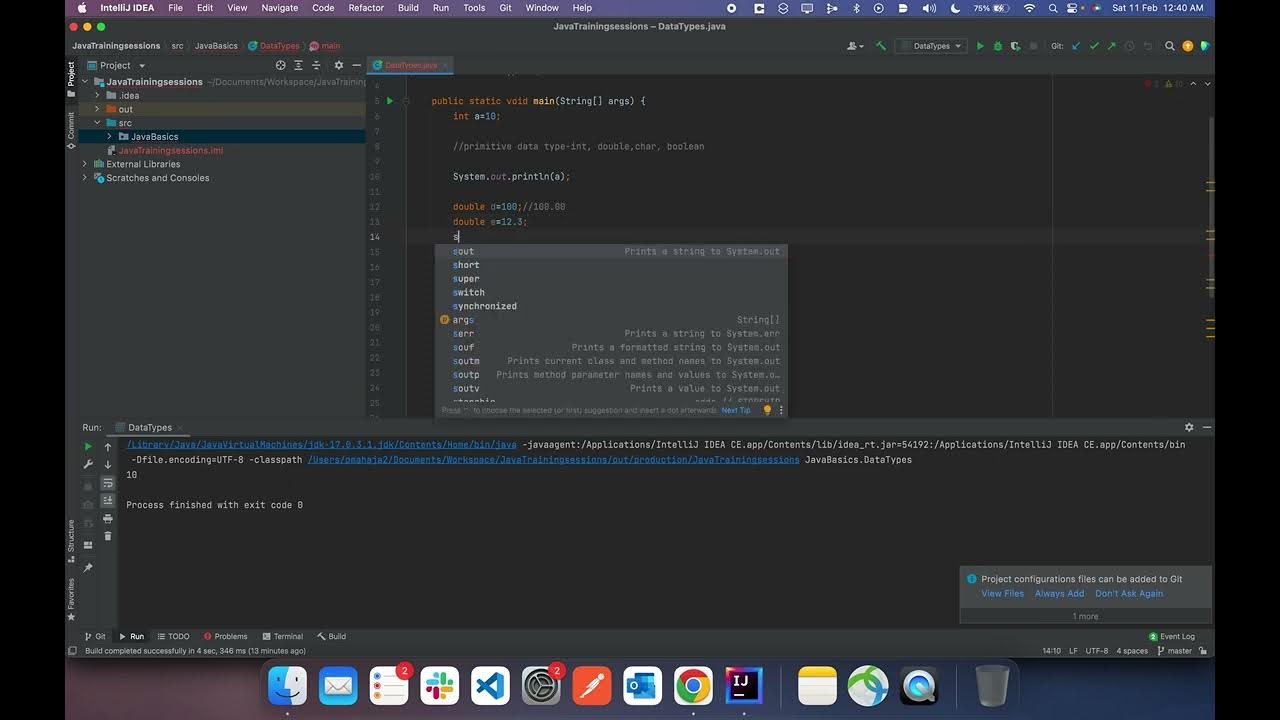 Java 1 Datatypes Youtube