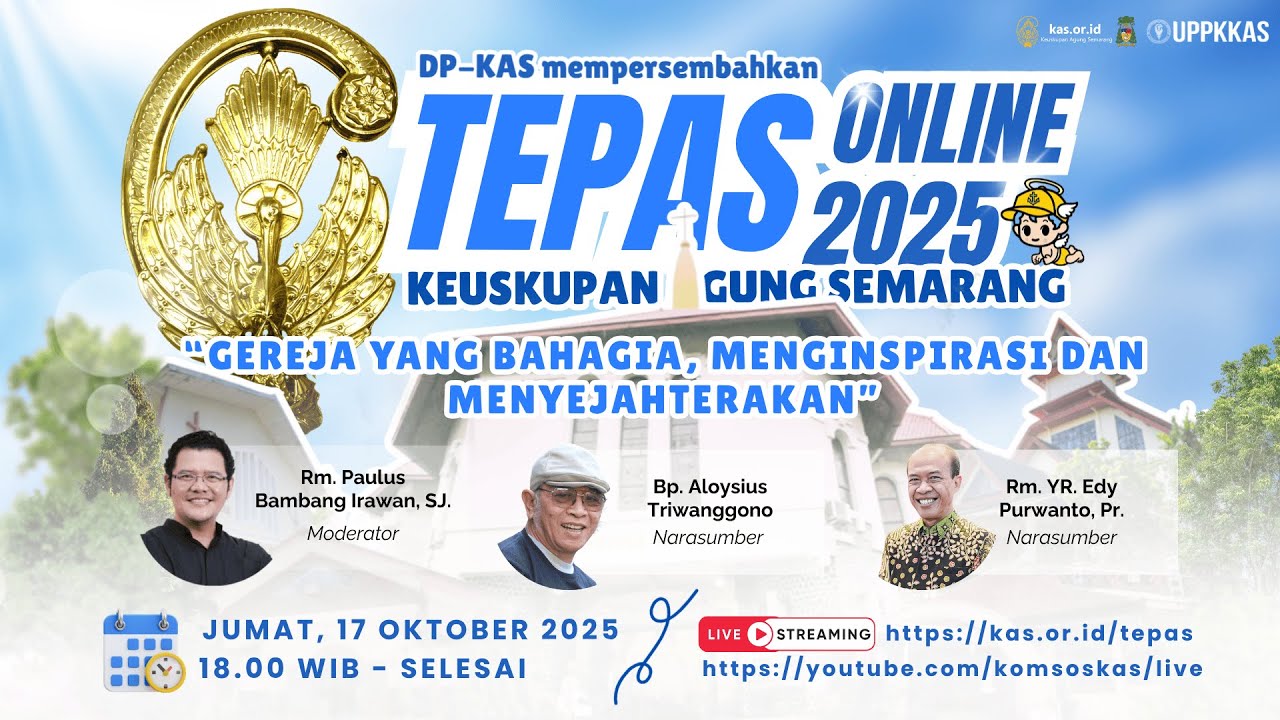 TEPAS ONLINE 2025 KEUSKUPAN AGUNG SEMARANG - YouTube