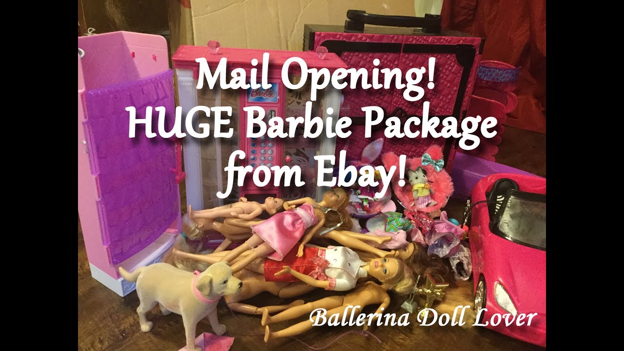 Mail Opening - GIANT Barbie Package from Facebook Marketplace! - YouTube
