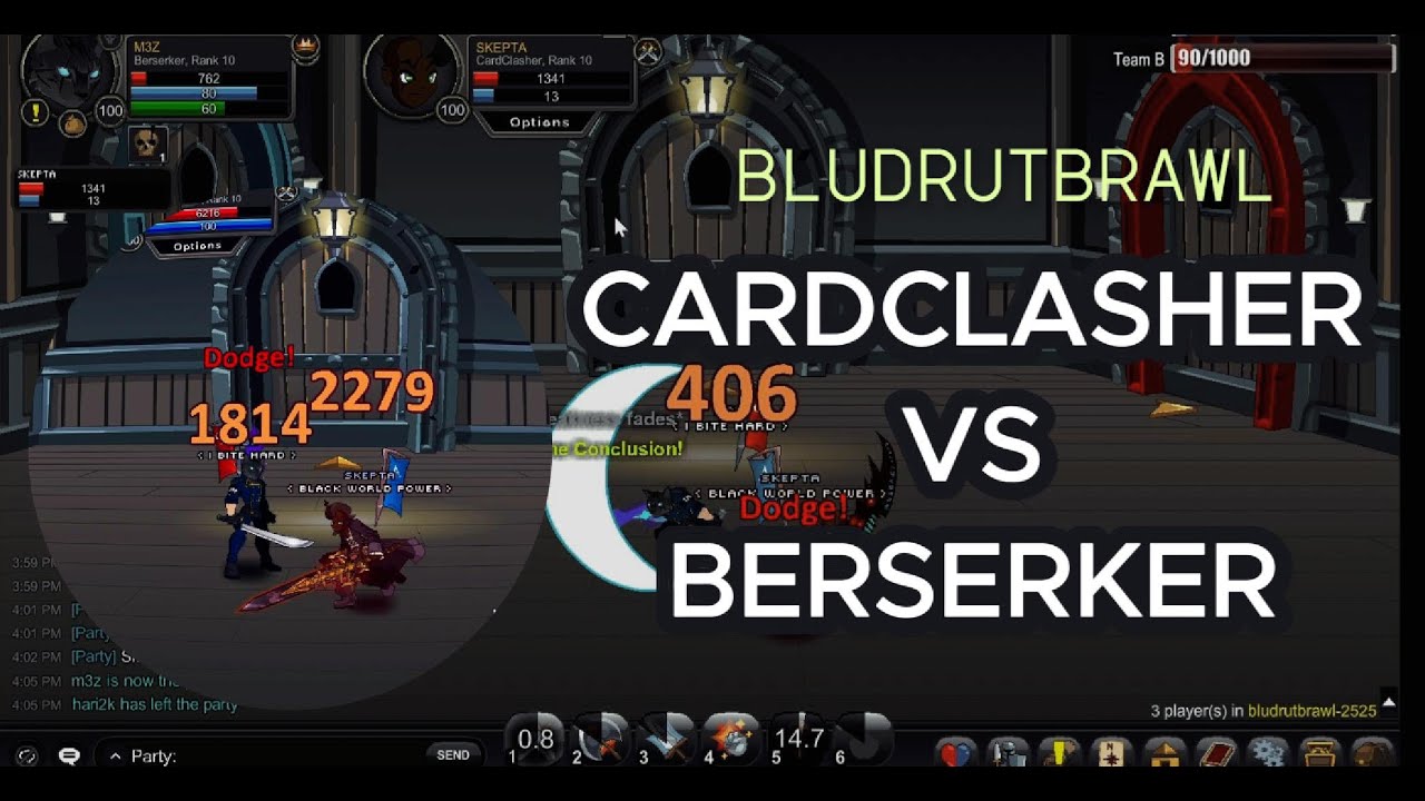 =AQW= 1v1 CARDCLASHER VS BERSERKER (POV) #4311pvp - YouTube