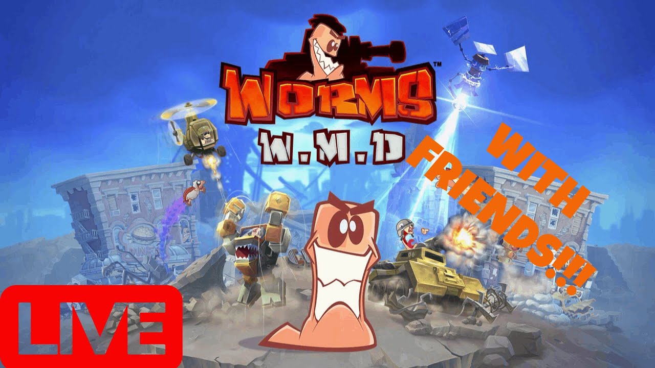 WORMS WITH FRIENDS!! | Worms W.M.D - YouTube