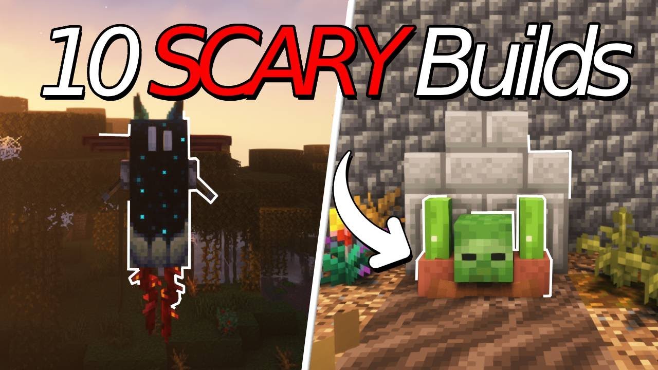 TOP 10+ SCARY Halloween Build Hacks & Ideas in Minecraft! - YouTube