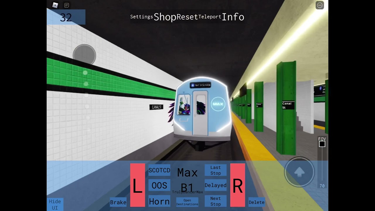 Operators life: MAX B1 subway train - YouTube