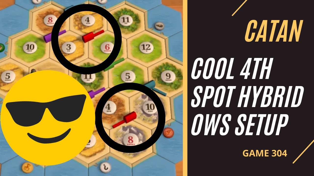 CATAN | Cool 4th Spot Hybrid OWS Setup | Game 304 - YouTube