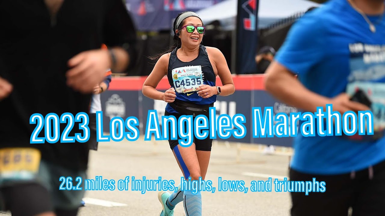 2023 Los Angeles Marathon Vlog (training through injuries and race day ...