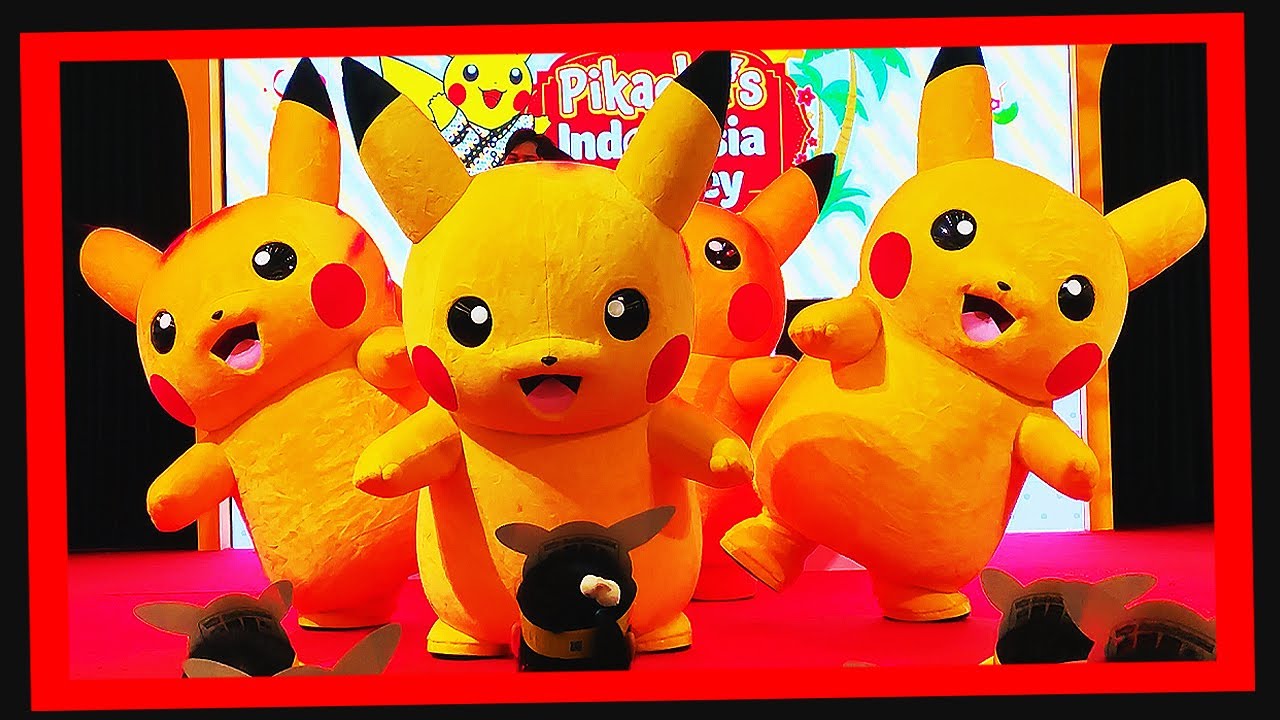 DJ Pikachu Menggoyang Surabaya‼️ Pikachu's Indonesia Journey EDM Show ...
