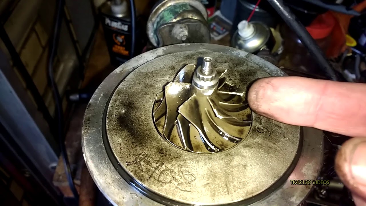 Removing CHRA (cartridge) from a Garrett GT1849V turbo - YouTube