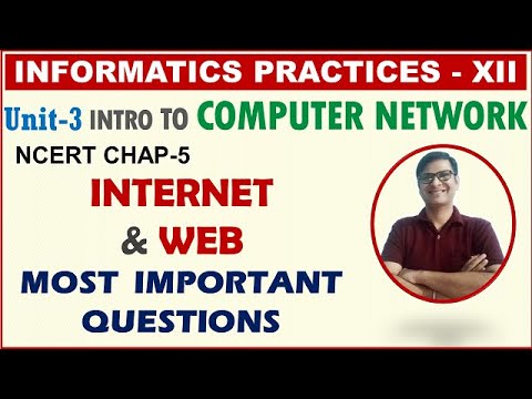 Most Important Questions Computer Network | Internet and Web | Class 12 Informatics Practices ...