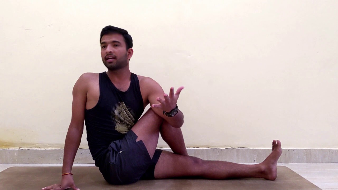 How to do Merudanda Vakrasana (Spinal Twisting Pose) - YouTube