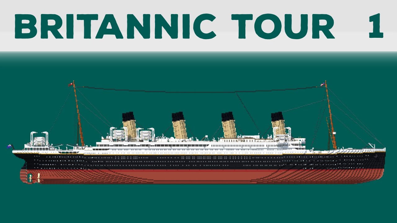 Minecraft :: RMS Britannic Tour - Boat Deck :: Part 1 - YouTube