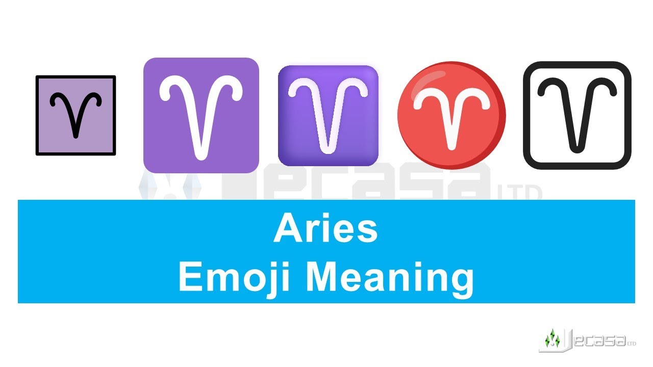 Aries zodiac sign emoji - Horoscopeaz.com