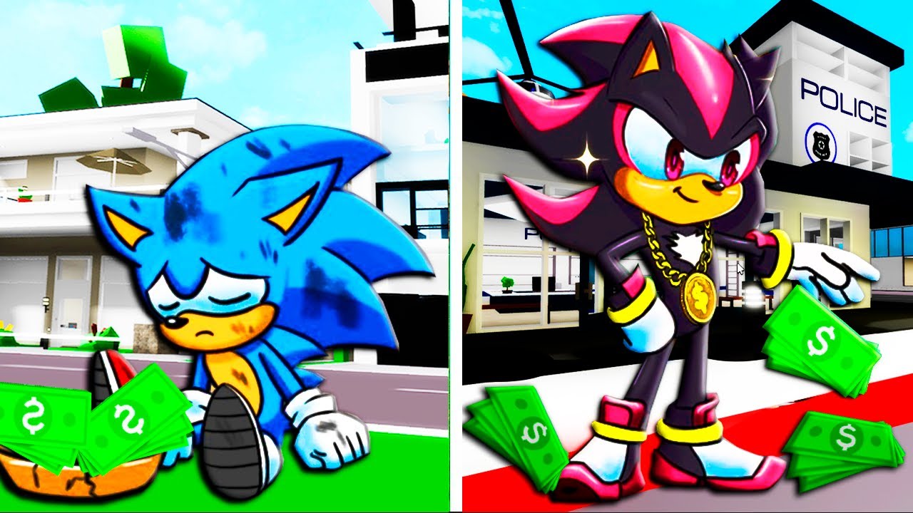 SONIC POBRE vs SONIC RICO Brookhaven Historinhas no Roblox - YouTube