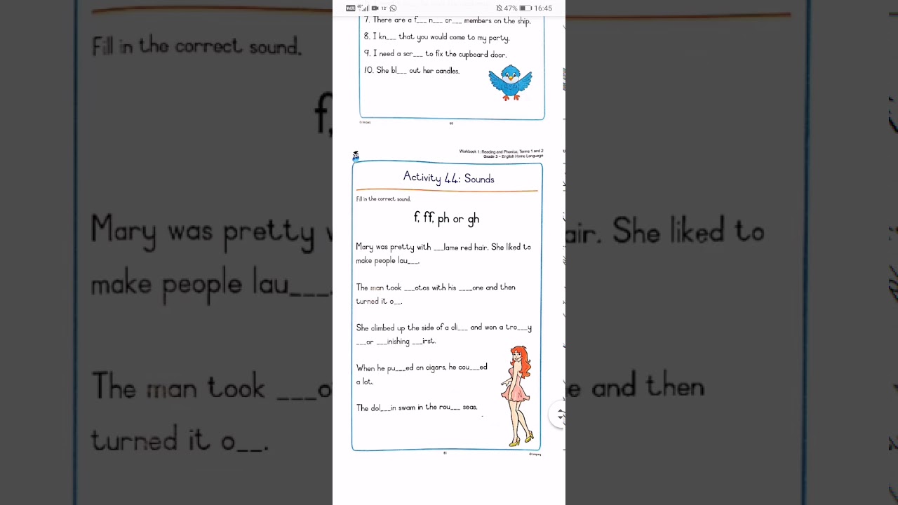 Grade 3 English Workbook 1 Act 42 To 44 YouTube grade-3-english-workbook-1-act-42-to-44-youtube