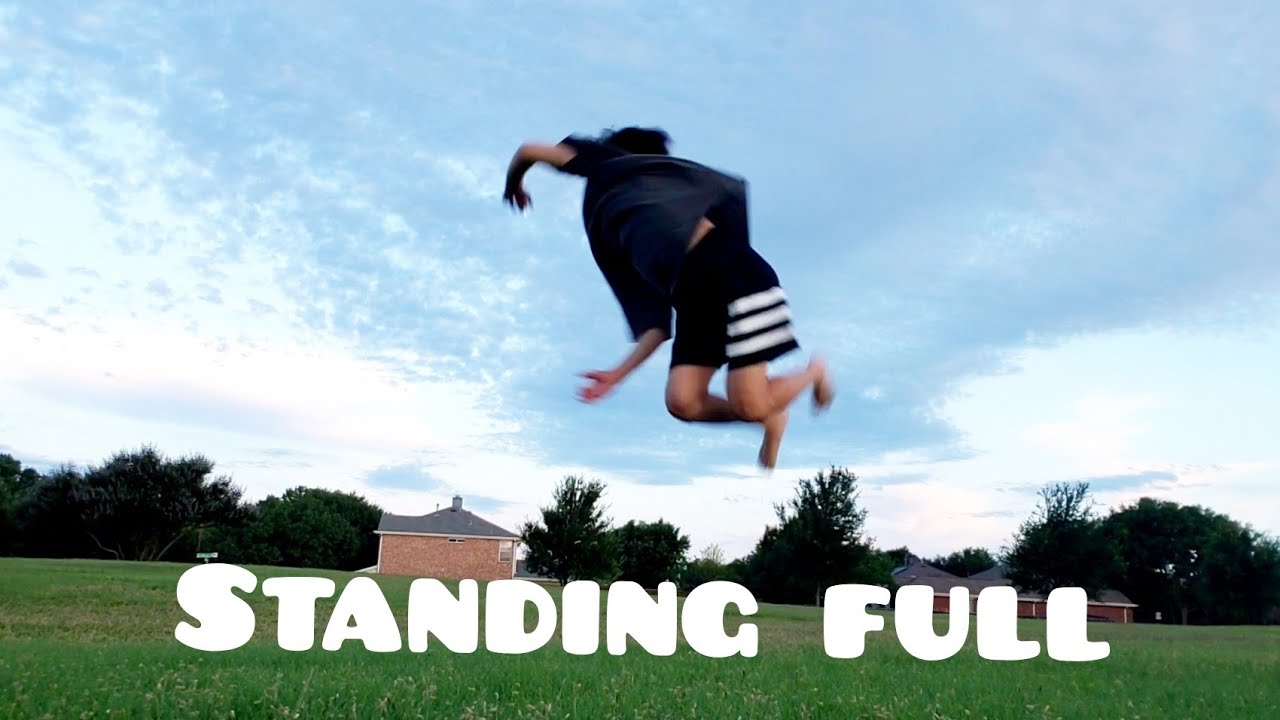Standing full/Backflip360 Progression - YouTube
