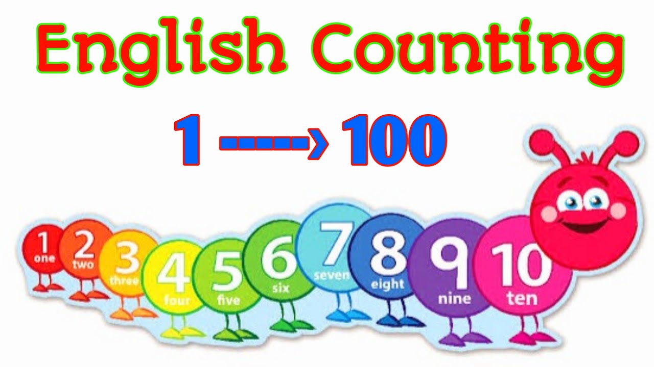 English Counting 1 to 100 | Learn Counting | One To Hundred Counting ...