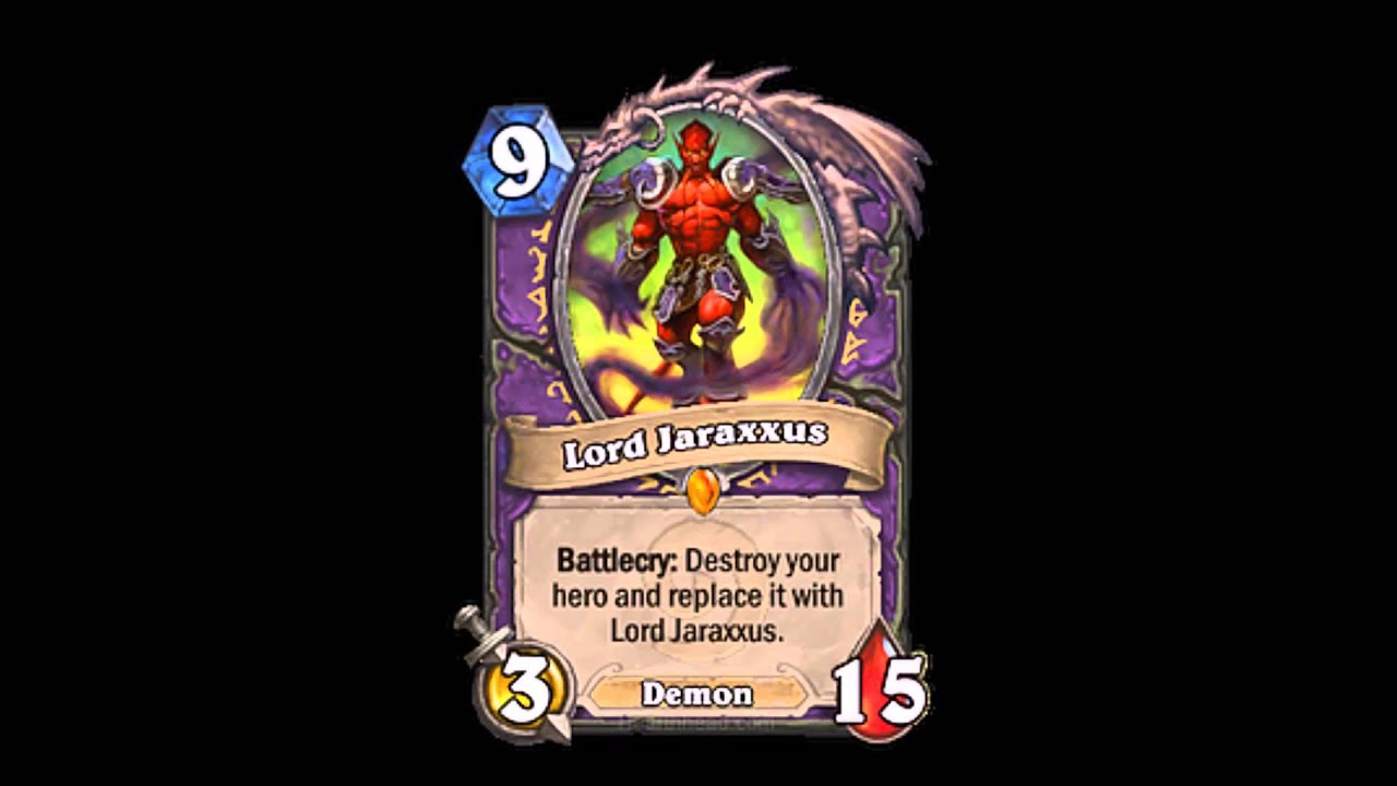 Lord Jaraxxus Sounds - Hearthstone - YouTube