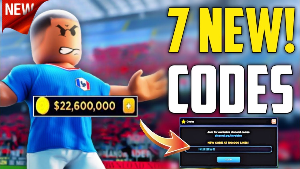 NEW⚡SUPER LEAGUE SOCCER ROBLOX CODES 2024 - SUPER LEAGUE SOCCER CODES ...