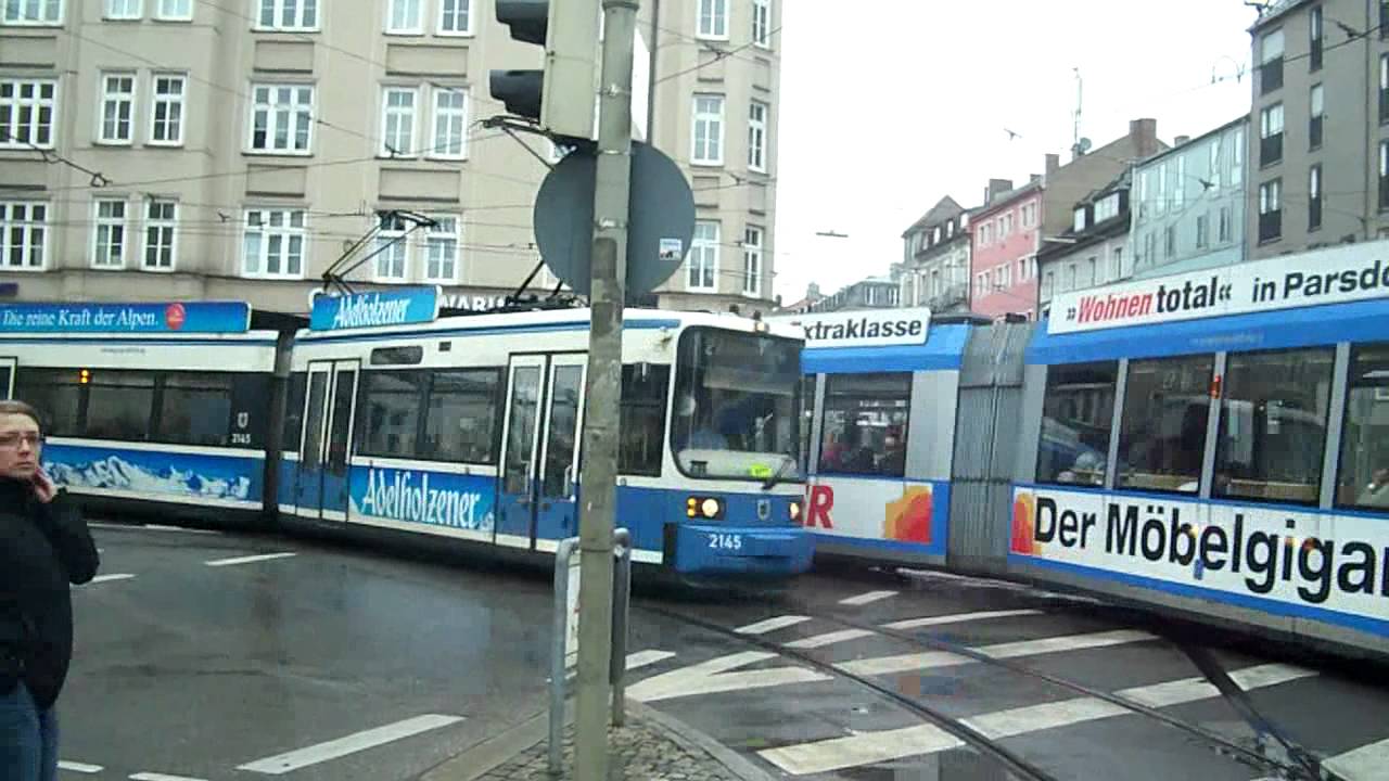 Buses In Munich Germany Youtube