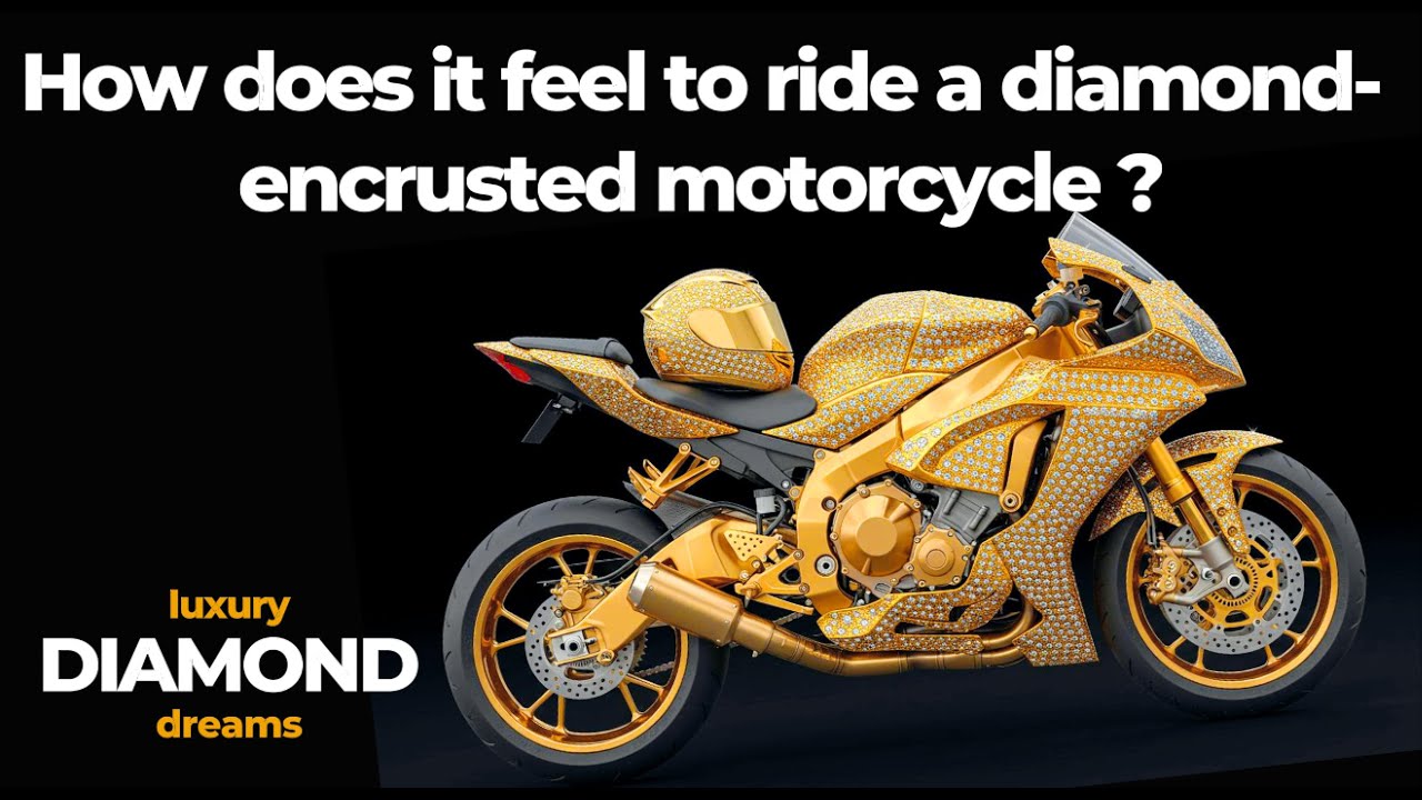 How does it feel to ride a diamond-encrusted motorcycle? ( Luxury ...