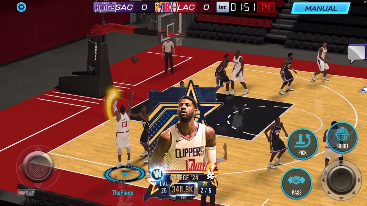 All Star Paul George Gameplay NBA 2K MOBILE - YouTube