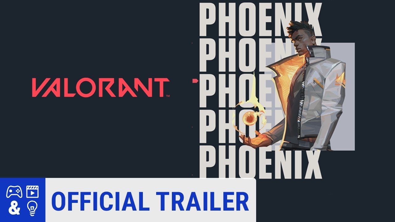 Valorant Phoenix Character Announcement Golden Moment - YouTube