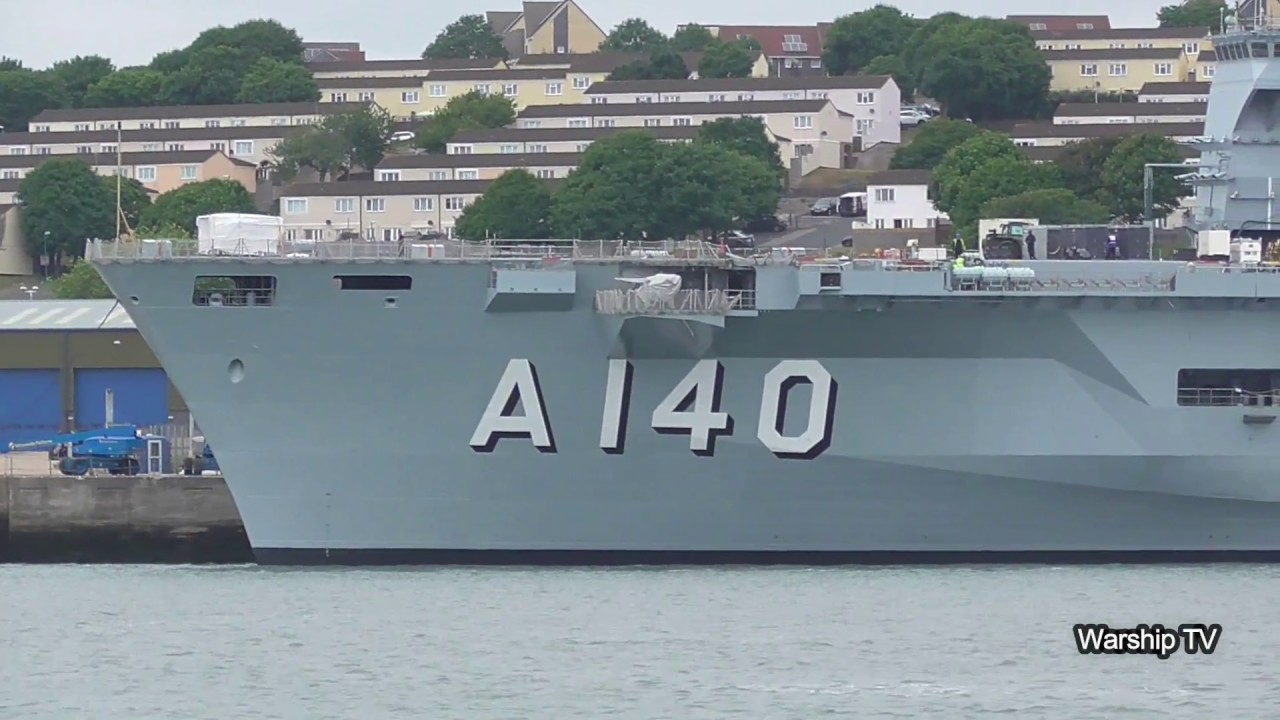 PHM ATLANTICO A140 (EX HMS OCEAN) GETS READY FOR BRAZIL AT DEVONPORT ...