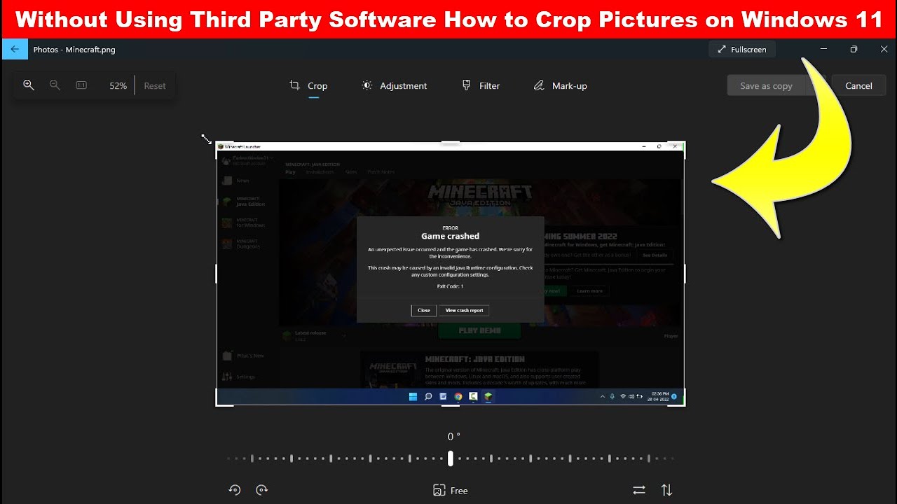 How to Crop Images on Windows 11 for Free - YouTube
