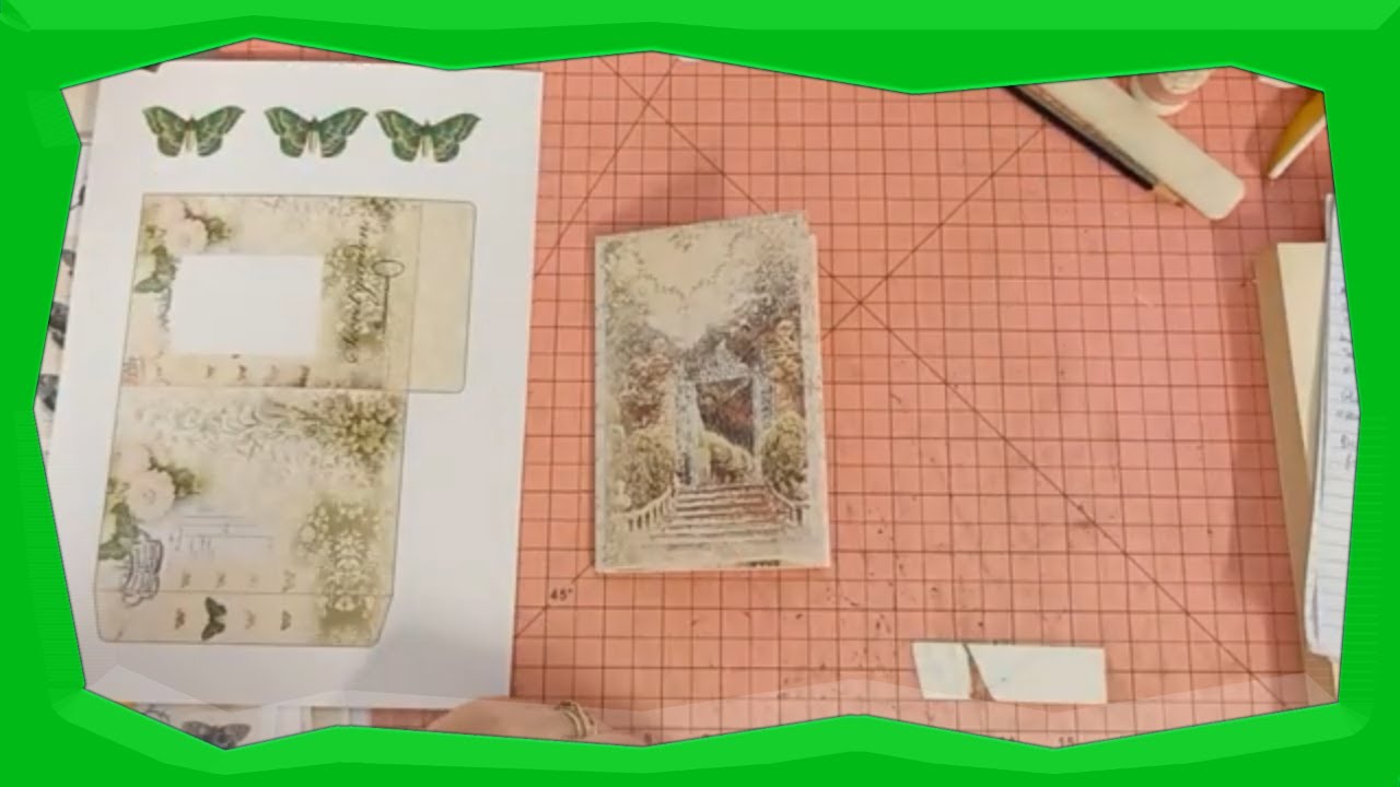 12 x 12 Paper Folio insert - for any junk journal. - YouTube