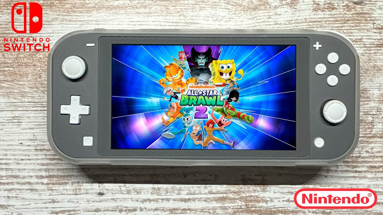 Nickelodeon All-Star Brawl 2 Nintendo Switch Lite Gameplay - YouTube