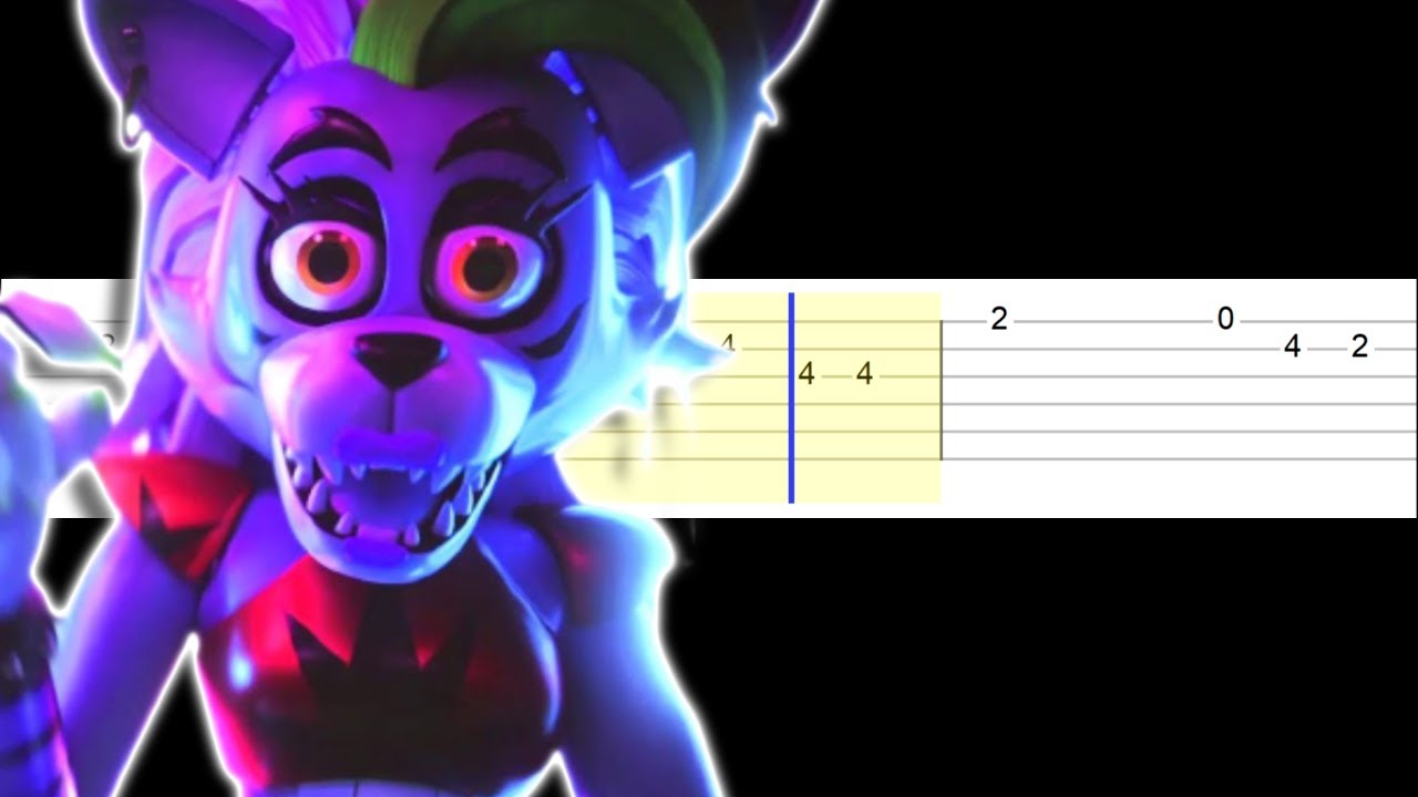 FNAF Security Breach - Freddy And The Gang (Easy Guitar Tabs Tutorial ...