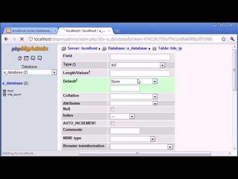 Beginner PHP Tutorial 123 Creating a Database Hit Counter Part 1 ‏ - YouTube