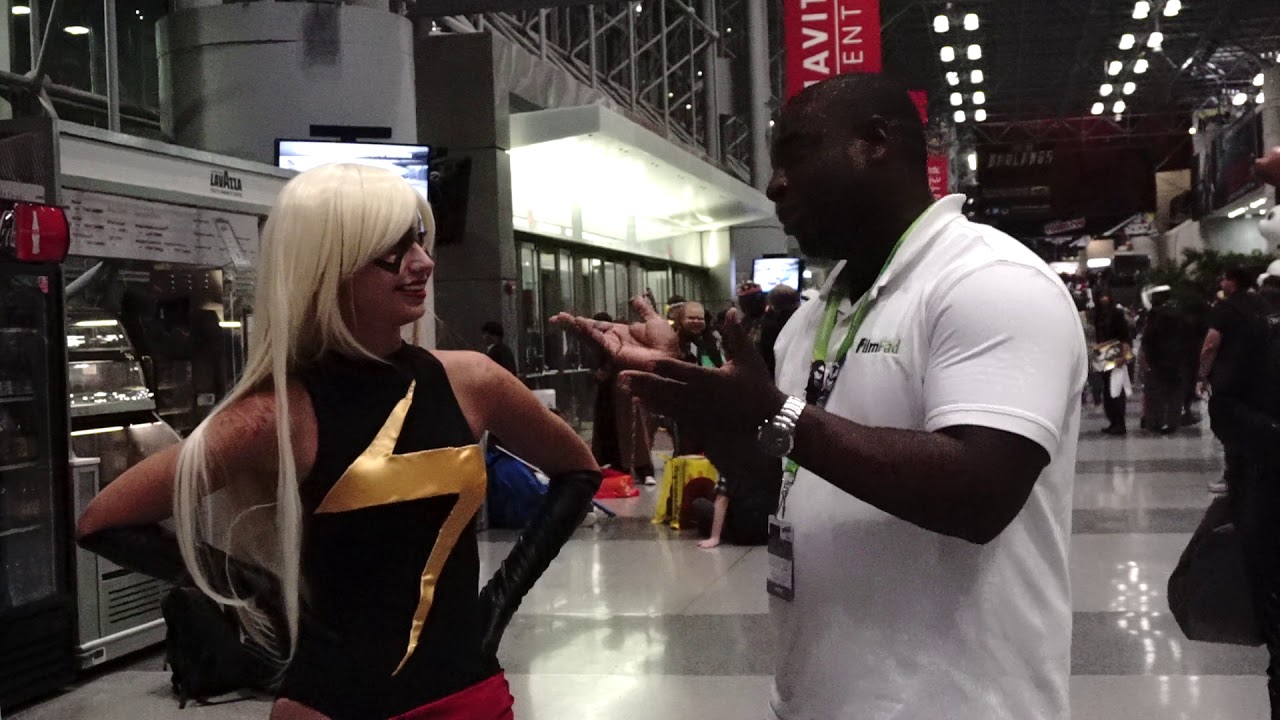 Glenn Lawrence / FilmFad Interviews "Ms Marvel" Cosplayer at NYC Comic ...