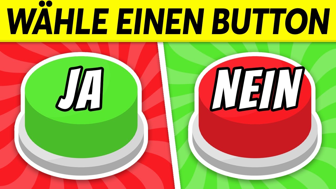 Wähle einen BUTTON...! 😱 JA oder NEIN Herausforderung 🟢🔴 - YouTube
