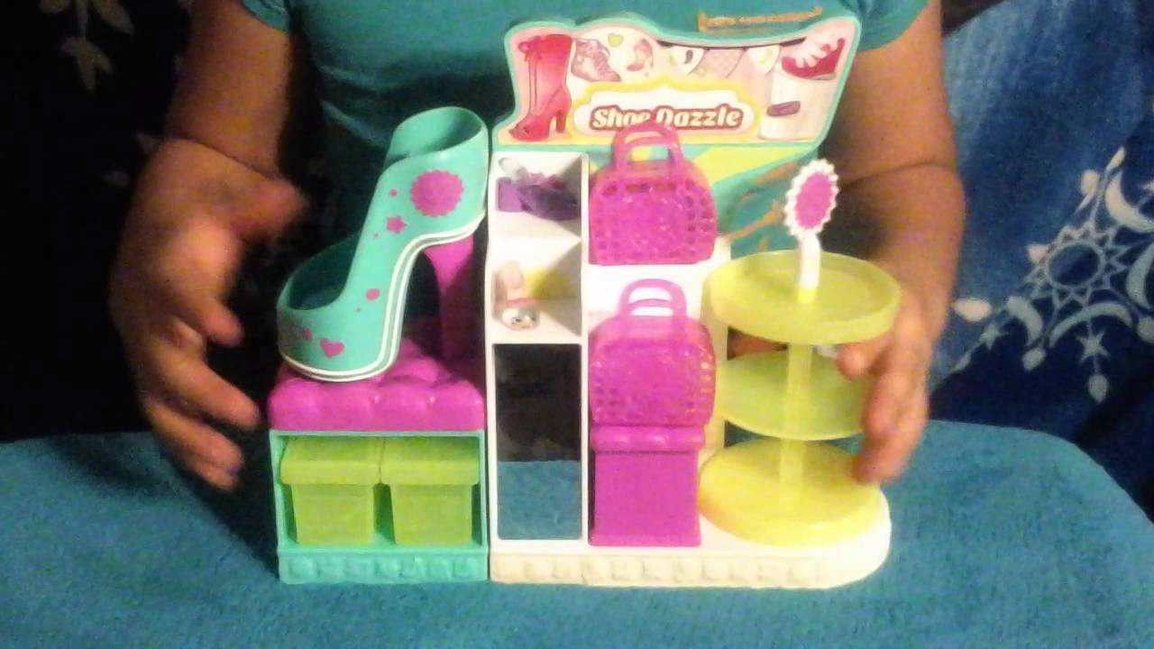 Shopkins Shoe Dazzle Playset Review. - YouTube