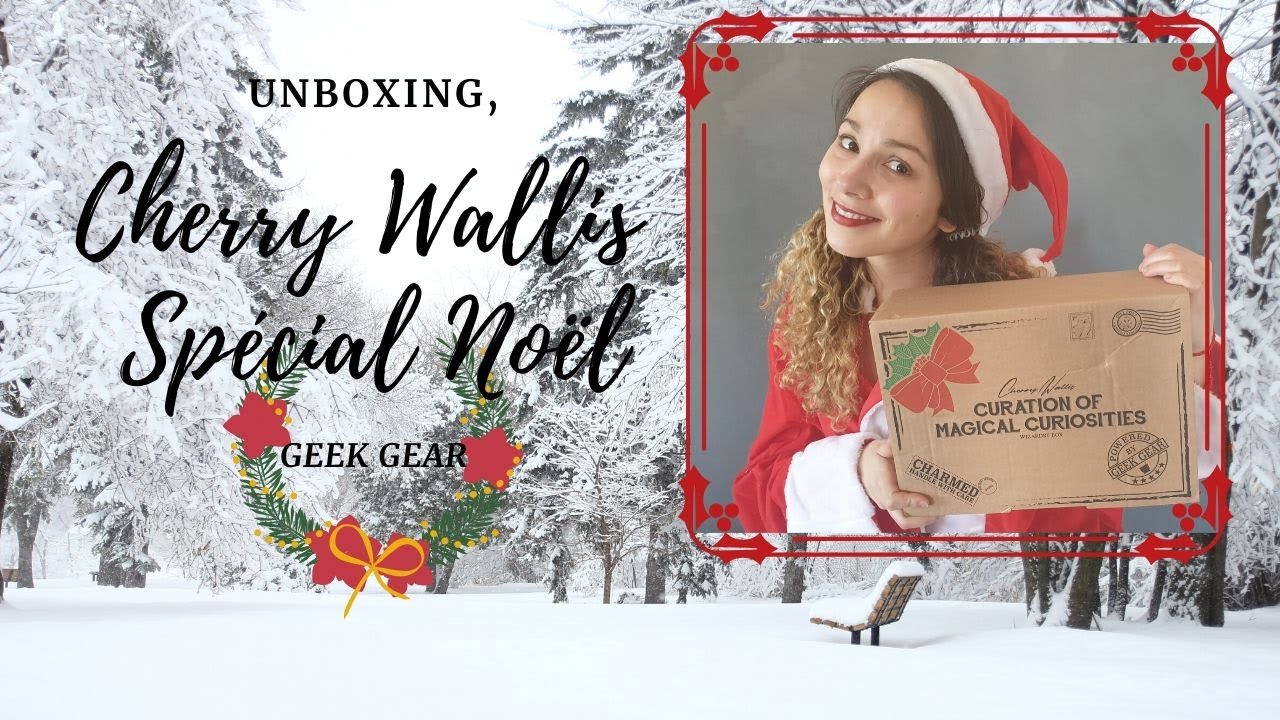 UNBOXING HARRY POTTER GEEK GEAR SPÉCIALE NOEL 11 ITEMS CHERRY WALLIS ...