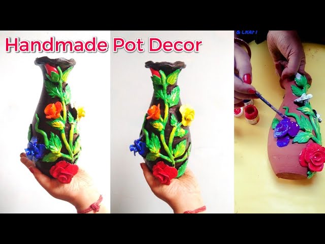 Pot Decoration With M Seal