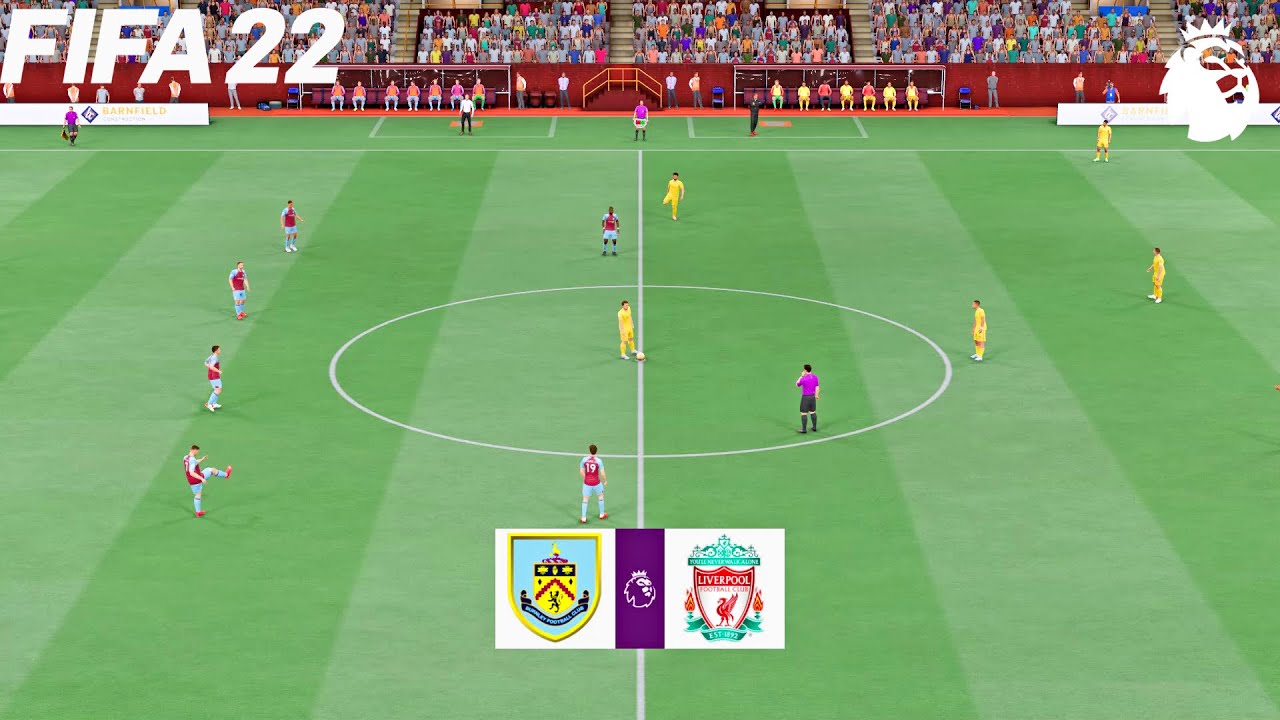 Fifa 22 Burnley Vs Liverpool Premier League 2021 22 Full Match