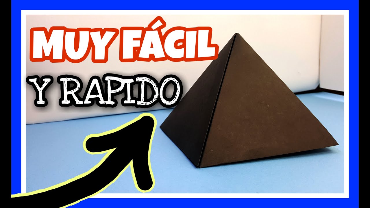 Piramide De Origami PAPIROFLEXIA PARA TOD@S: PIRAMIDE