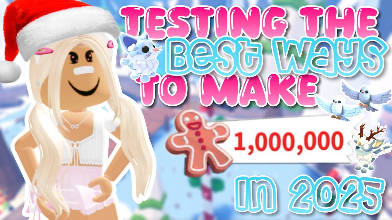 Testing the BEST ways to make GINGERBREAD in Adopt Me *2025* - YouTube