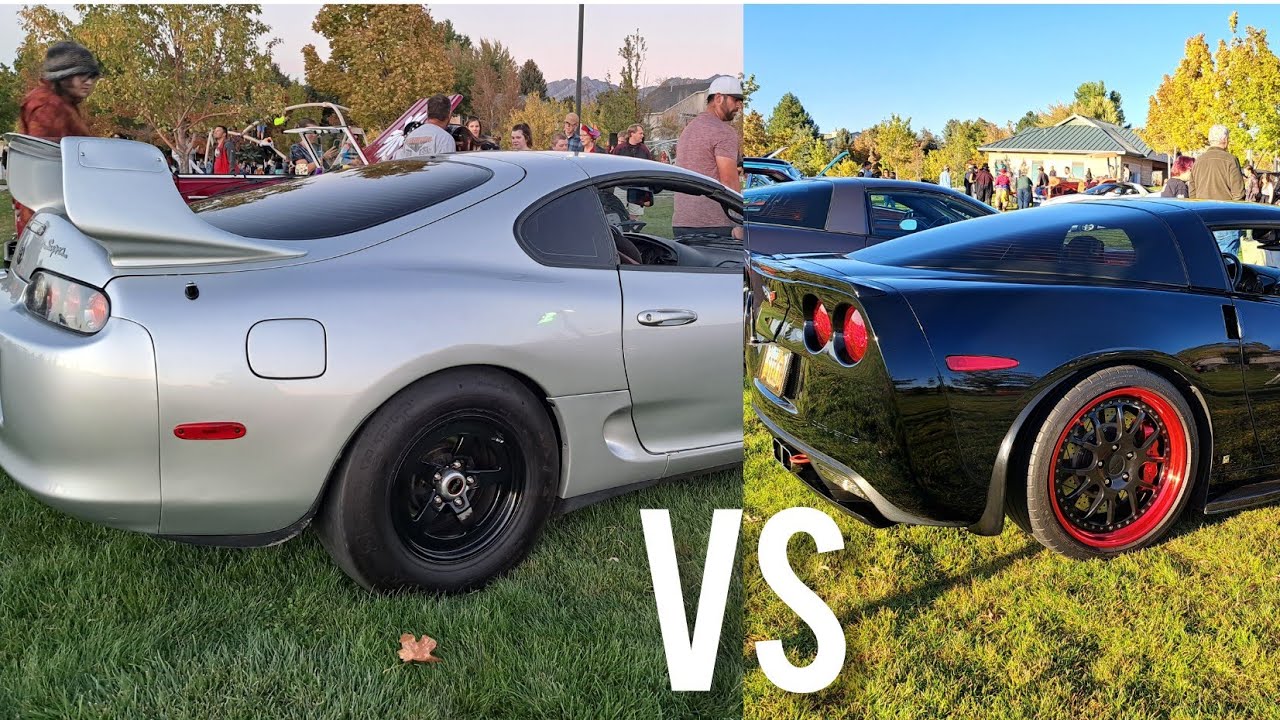 MK4 Supra Vs Corvette - YouTube