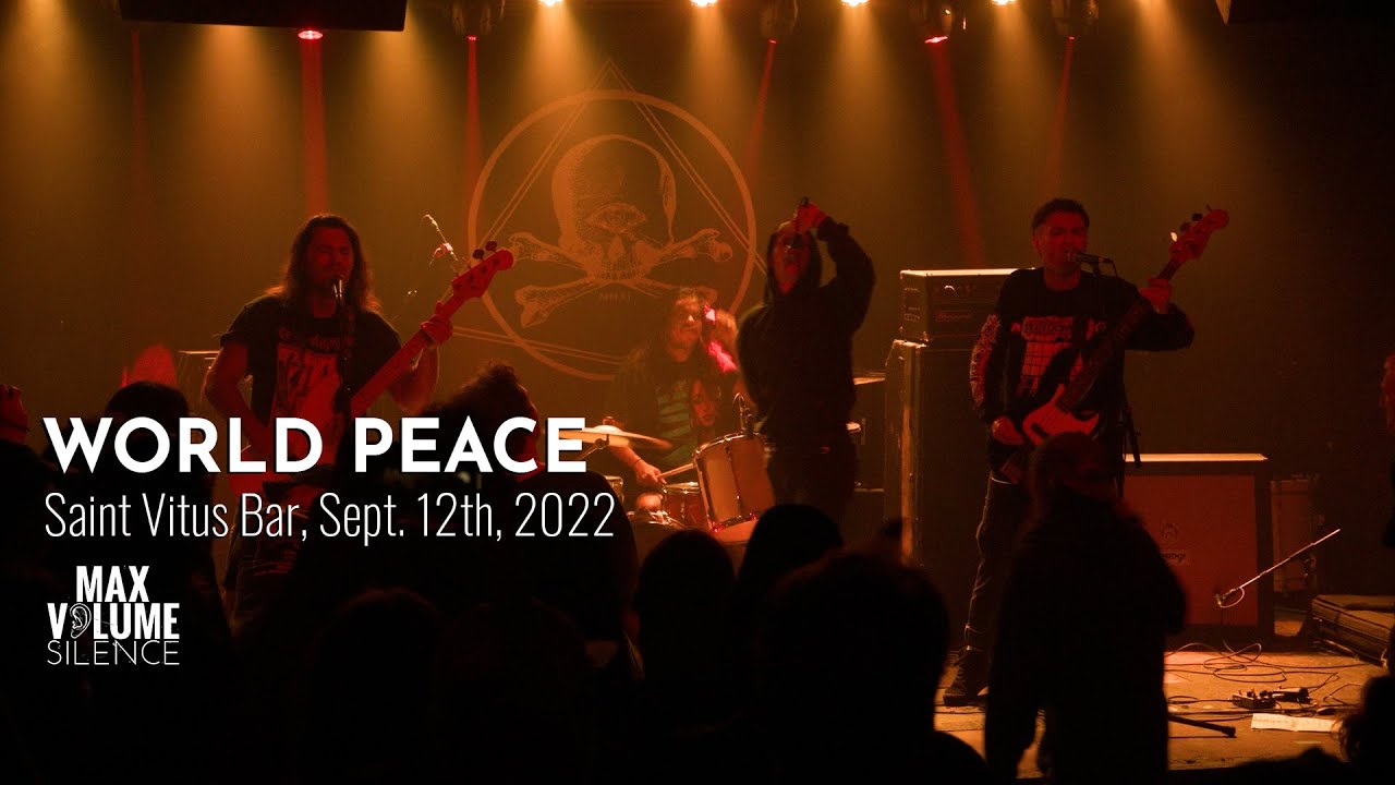 WORLD PEACE live at Saint Vitus Bar, Sept. 12th, 2022 - YouTube