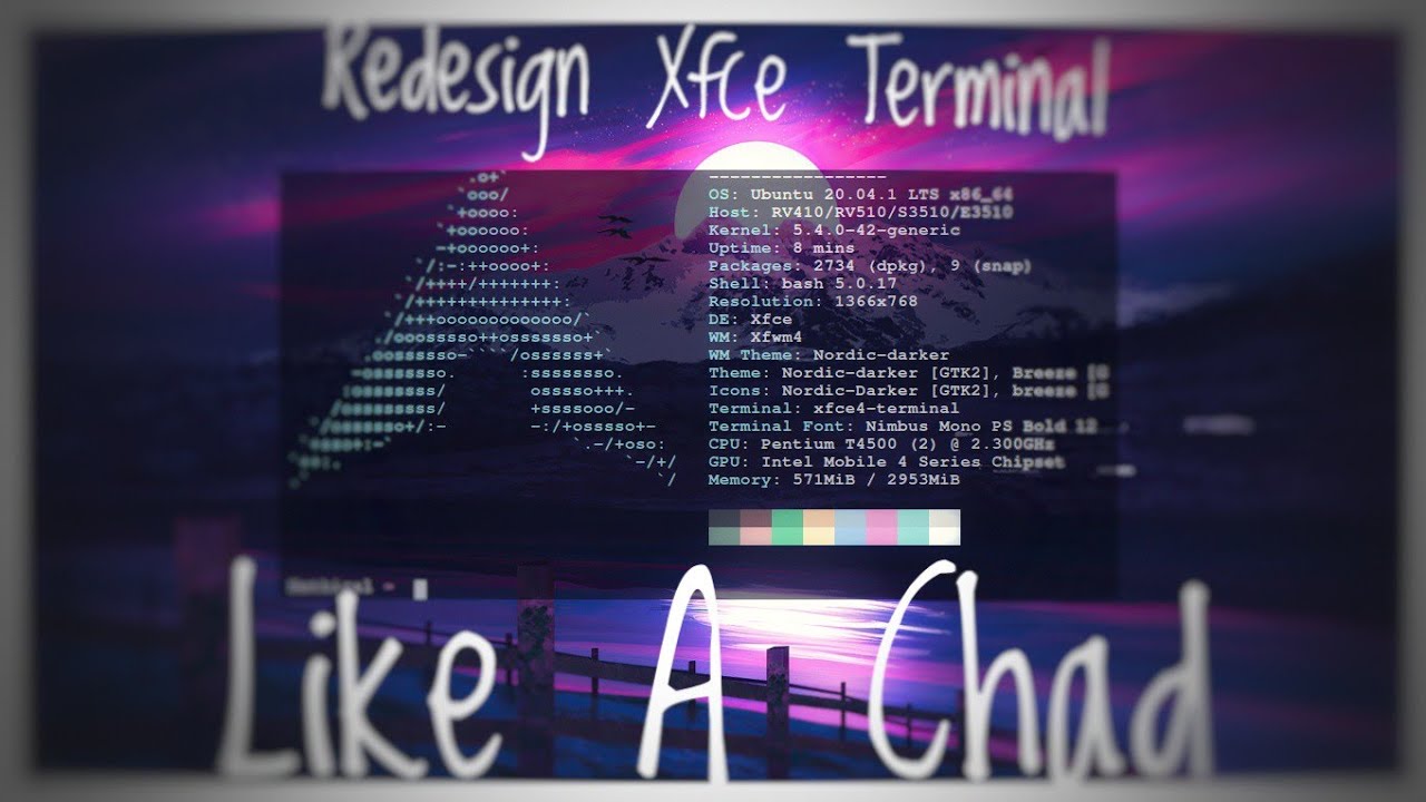 Customize XFCE Terminal - YouTube