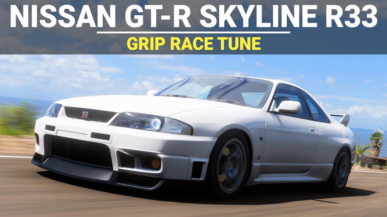 Forza Horizon 5 Tuning - Nissan Skyline GTR R33 with Anti-Lag, FH5 Race ...
