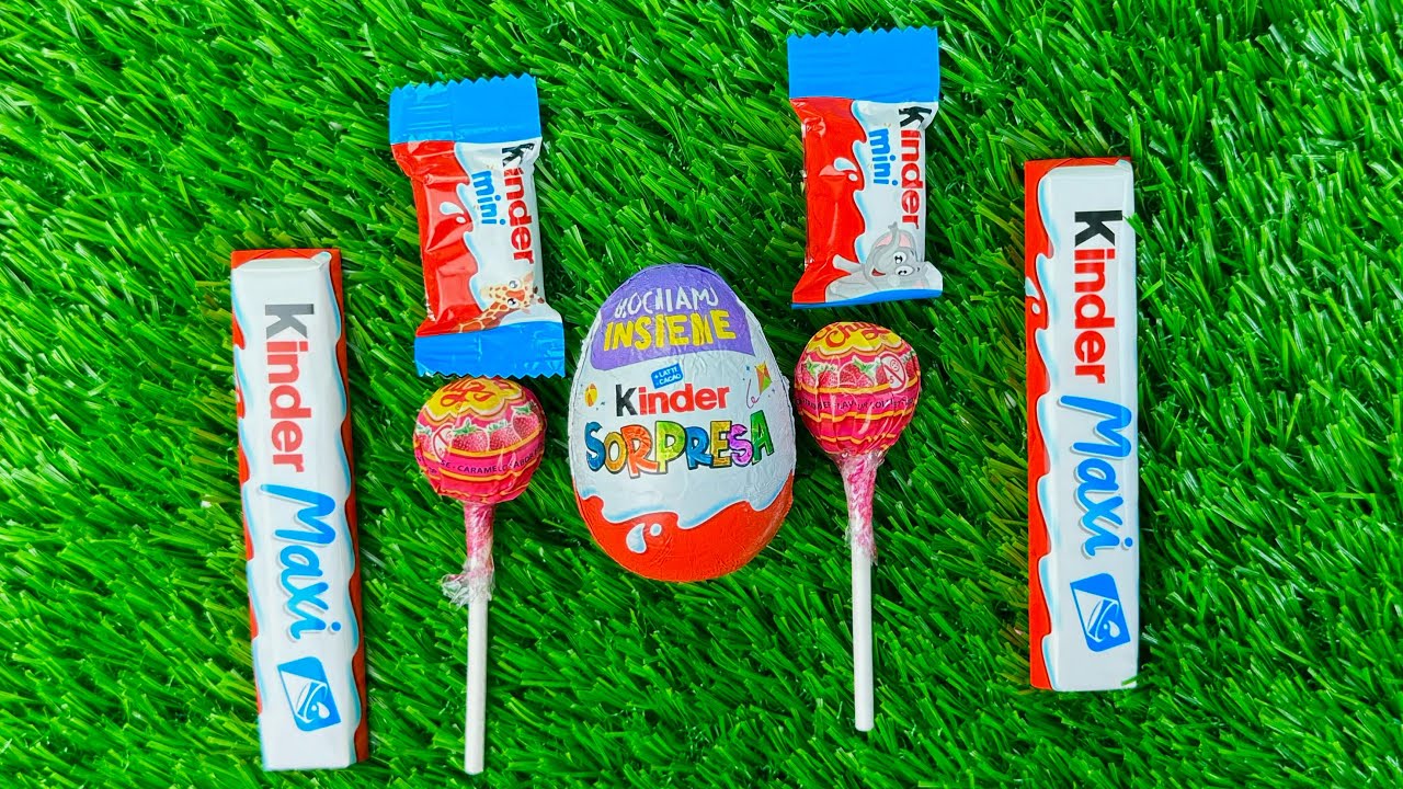Satisfying Video | Unpacking Lollipops | kinder | Candy ASMR - YouTube