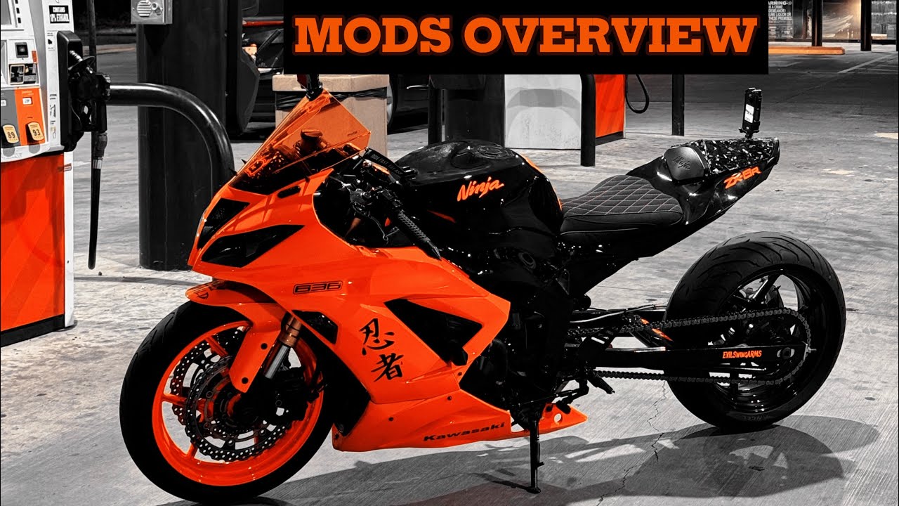 Custom 2013 Kawasaki Ninja zx-636 walk around - YouTube