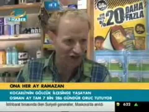 22 yıldır Oruç tutan adam Gölcüklü Osman AY / TGRT HABER