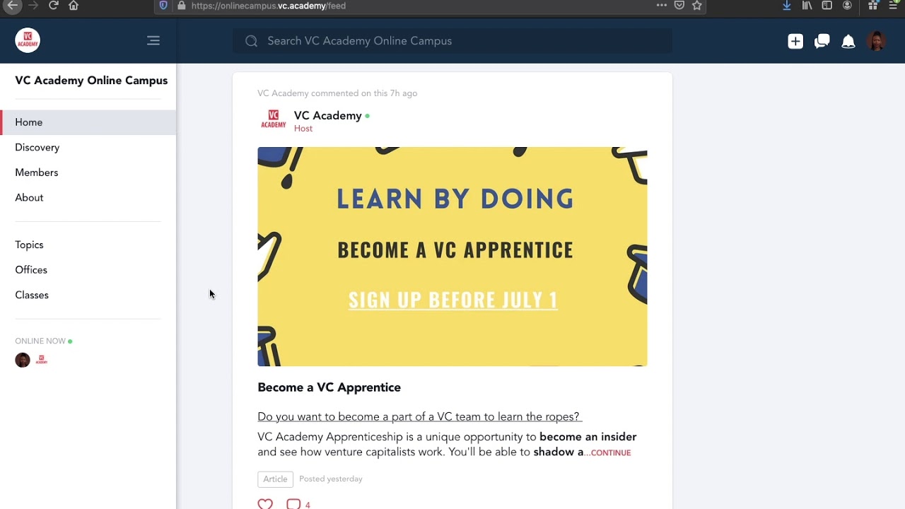 VC Academy Online Campus - YouTube
