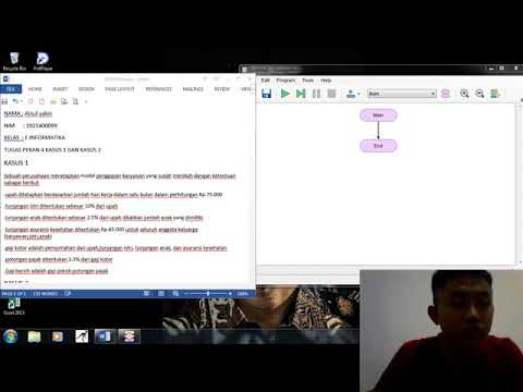 Mengerjakan materi 4 tentang algoritma sekuensial menggunakan ...